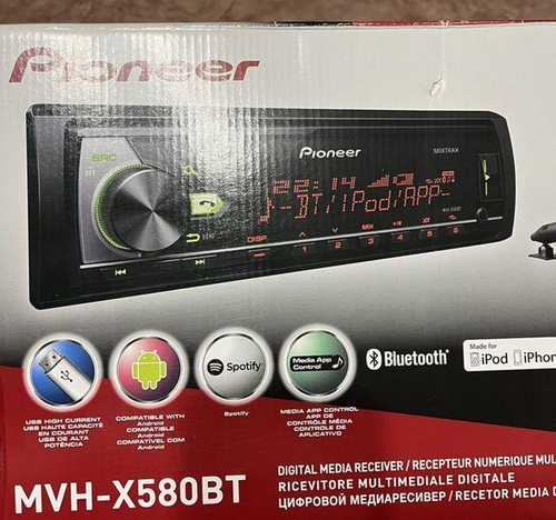 Pioneer mvh x580bt