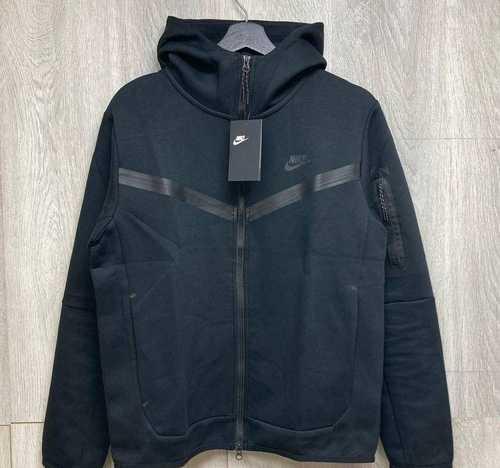 Новое зип-худи nike Tech-Fleece черное