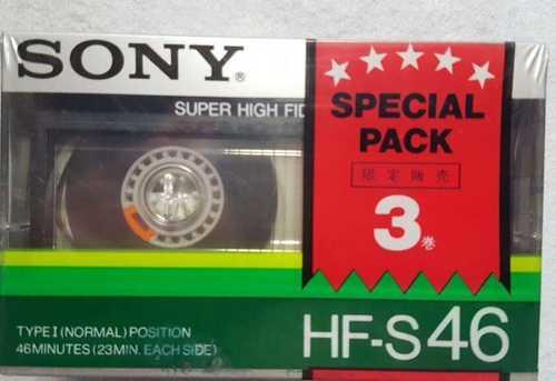 Аудиокассеты sony HF-S 46 pack 3