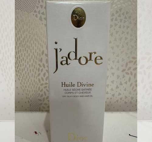 Dior j'adore dry silky body and hair oil