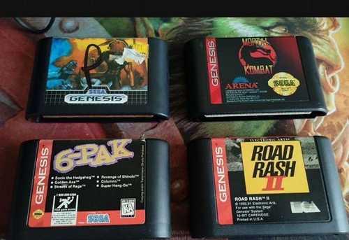 Картриджи sega genesis 6 pack