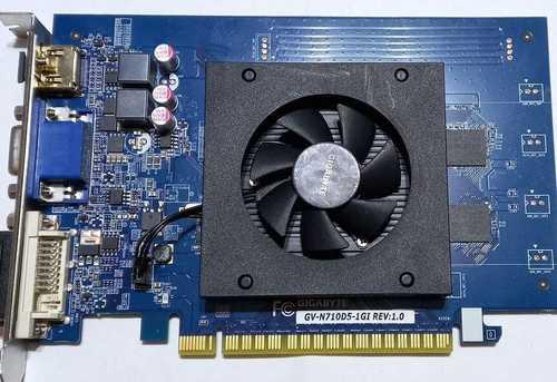 Видеокарта Gigabyte nvidia GeForce GT 710 DDR5