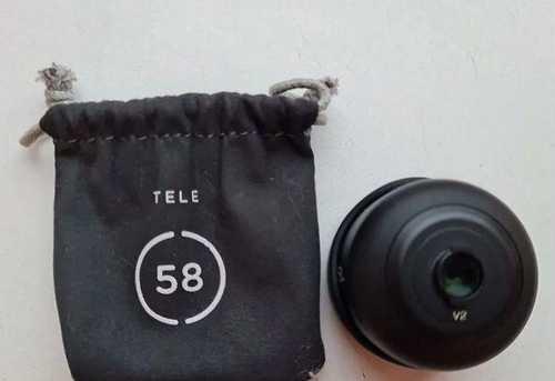 Moment tele lens 58mm б/у
