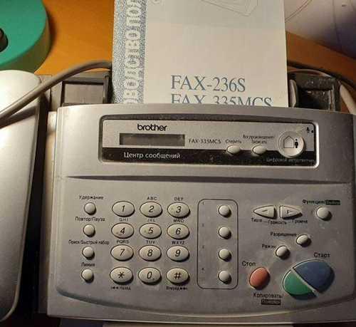 Телефон/факс Brother Fax-335MCS