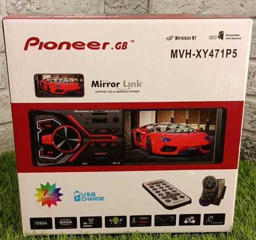 Магнитола 1DIN с экраном Pioneer.gb MVH-XY471P5