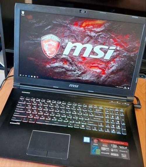 Ноутбук MSI GE72MVR i7-7700/8Gb RAM/GTX1070/500SSD