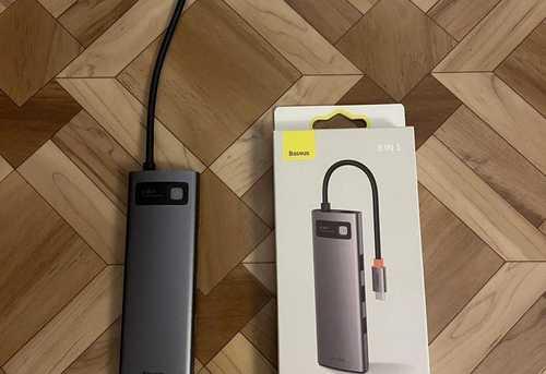 USB type-c хаб, док станция Baseus 8 in 1