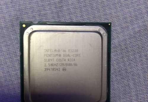 Процессор intel E5200