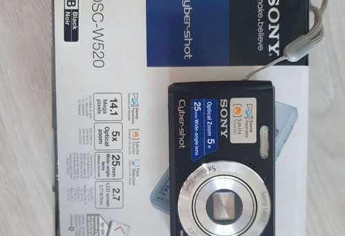 Компактный фотоаппарат sony cyber shot DSC W520