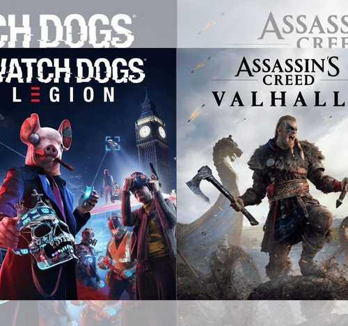 Assassin’s Valhalla + Watch Dogs: Legion Bundle RU