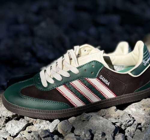 Кроссовки Adidas "Samba OG Notitle Green"