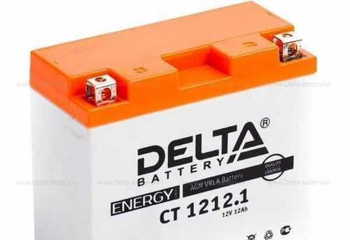 Аккумулятор на Мотоцикл 12v 12 Ач Delta CT 1212.1
