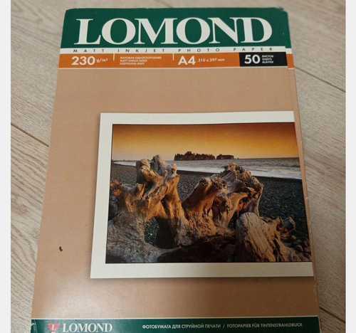 Фотобумага Lomond A4 230г белая матовая (40л.)