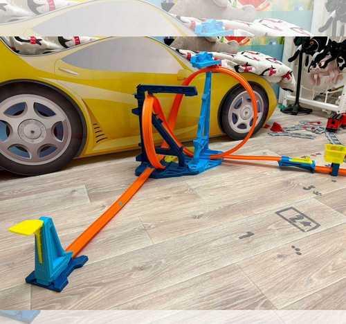 Hot wheels трек бесконечная петля