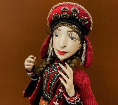Авторская коллекционная народная кукла Грузинка