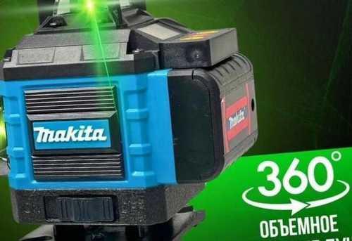 Лазерный уровень/нивелир Makita 4D, Зеленый луч