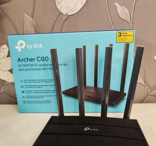 Archer C80 AC1900 Двухдиапазонный Wi-Fi роутер