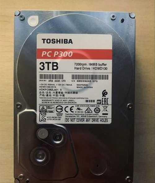 HDD Toshiba P300 3тб