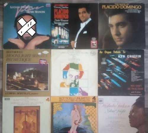 LP Pavarotti, Domingo, Beethoven, Moussorgsky