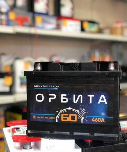 Аккумулятор Орбита 60A/h 12v 460A