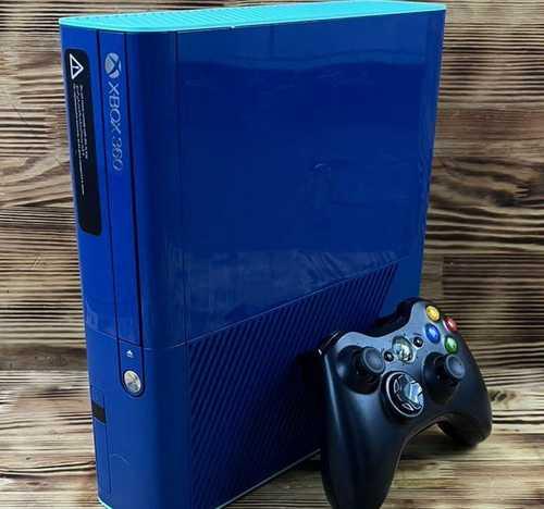 Xbox 360 limited edition Blue, aurora 40Игр