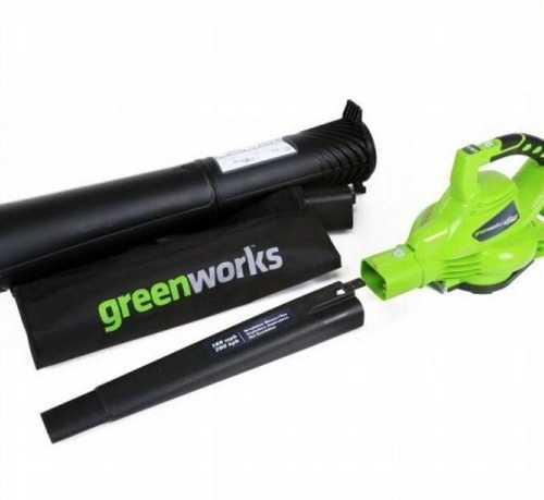 Воздуходувка - пылесос GreenWorks GD40BV