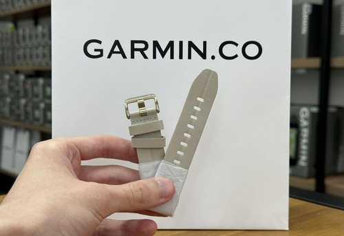 Ремешок Garmin Quickfit 20 Leather Limestone