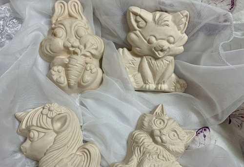 Игрушки из гипса