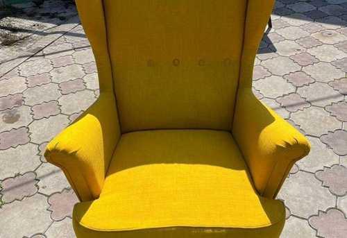 Кресло Икеа желтое