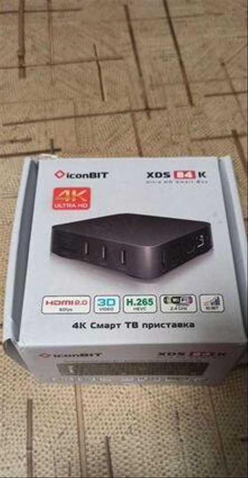 TV приставка iconBIT xds84k Ultra HD Smart Box