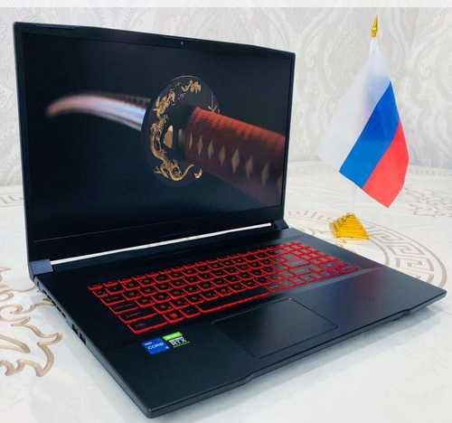 Мощный MSI Katana 17/i5-11400H/RTX 3050/16/512/IPS