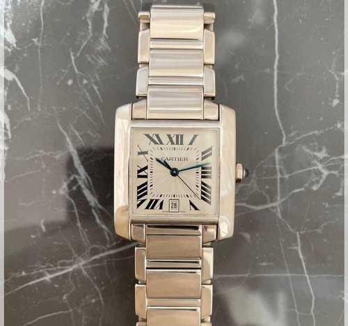 Золотые часы Cartier Tank