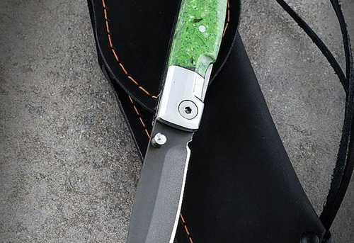Нож складной Перо сталь Х12мф рукоять дюраль акрил