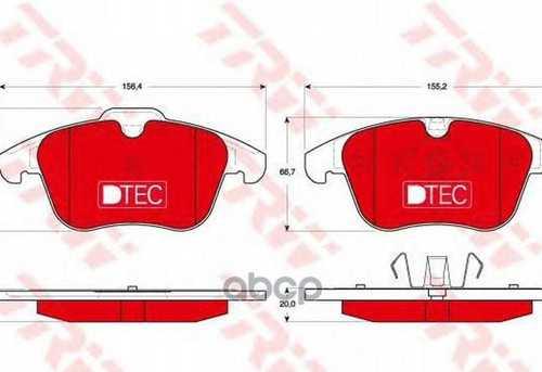 Колодки торм.пер. dtec cotec GDB1683DTE TRW