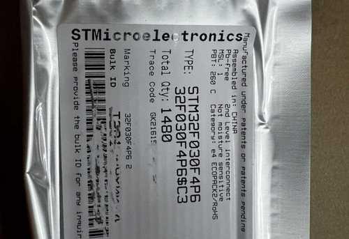 Stm32f030f4p6