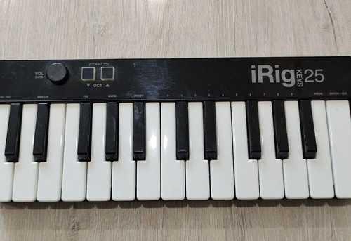 Midi клавиатура IK multimedia irig keys 25