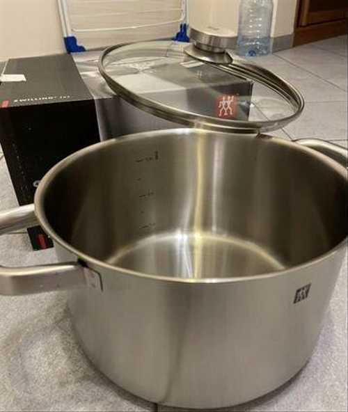 Кастрюля zwilling 6 л 24 см новая