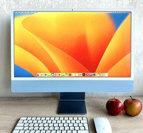 iMac 24" 2021 4.5k M1 8Gb SSD 512Gb Blue