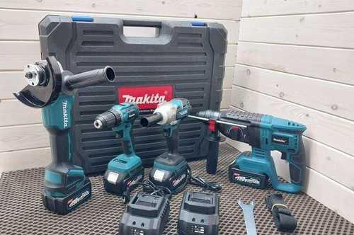 Набор электроинструмента Makita 4 в 1 с 4 акб
