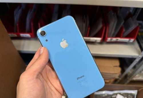 Корпус iPhone XR синий (Арт.69956)
