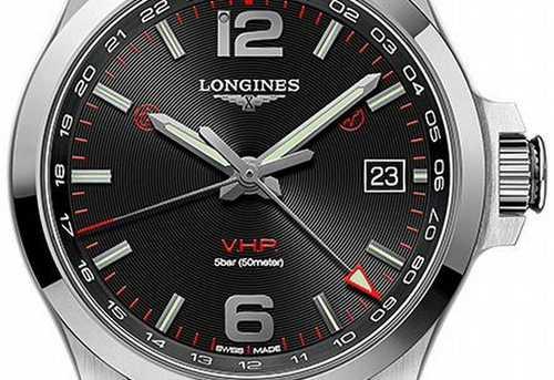 Новые Longines Conquest V.H.P. GMT на браслете