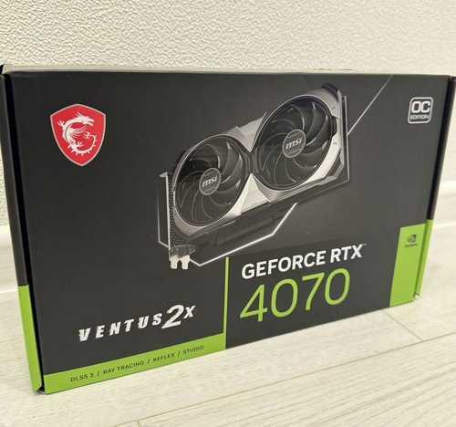 MSI RTX 4070 Ventus 2X E 12GB