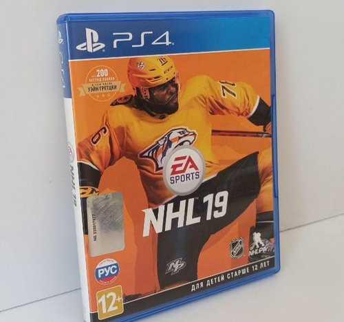 NHL 19 диск для PS4