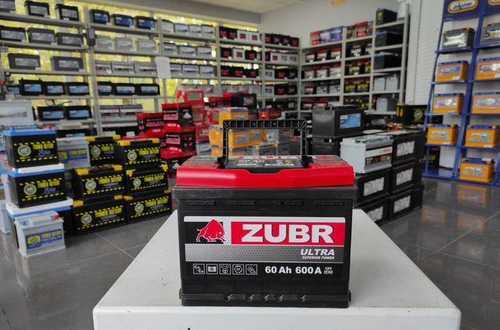 Аккумулятор 60Ач 600А Zubr (Exide) Ultra прямой