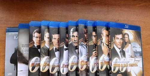 Джеймс Бонд 007 DVD Blu-Ray 11 фильмов