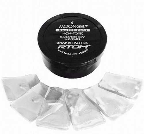 Демпферы для барабанов rtom moongel Dampers Pads Clear