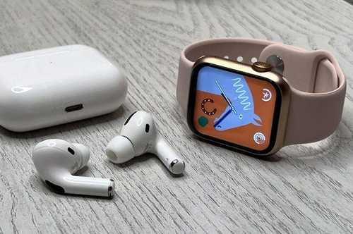 Набор Airpods Pro / Чехол + Apple Watch 8 41mm