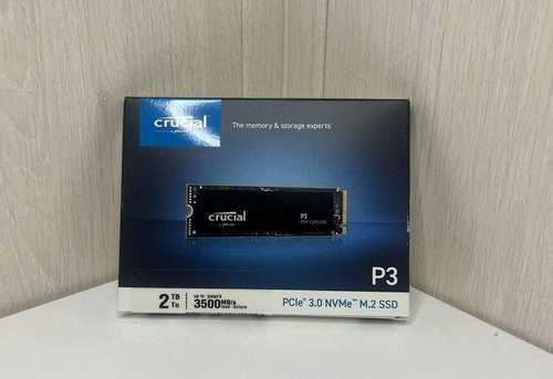 2 тб SSD M.2 Crucial P3