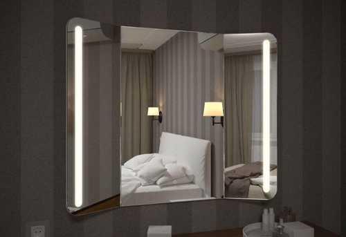 Зеркало с LED подсветкой Relisan triple vertikal