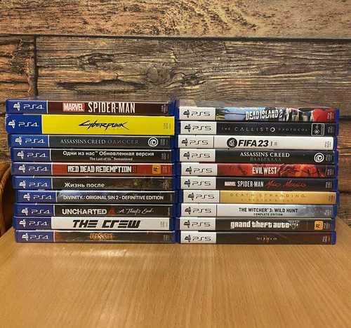 Диски Playstation 4 / Playstation 5